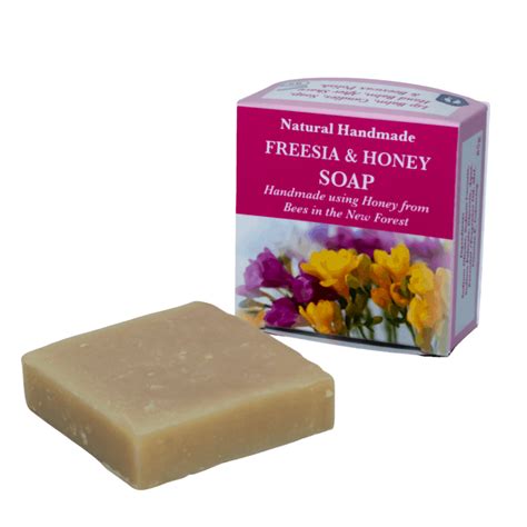 Freesia Natural Handmade Soap With Honey Busy Bee Products Ltd