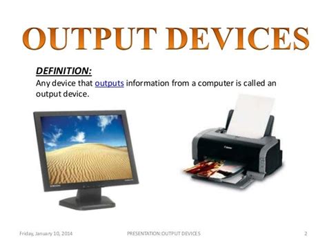 output device