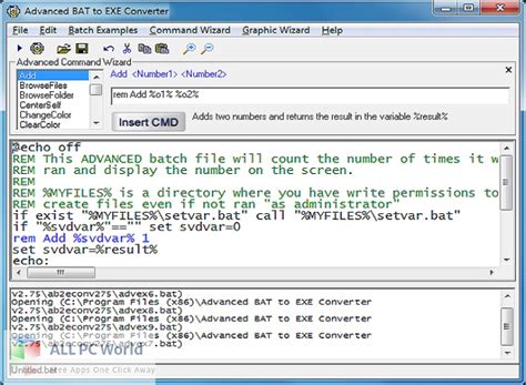 advanced bat to exe converter free 4 free download all pc world