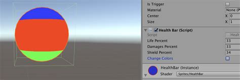 unity3d shader that assigns a different color to different sections