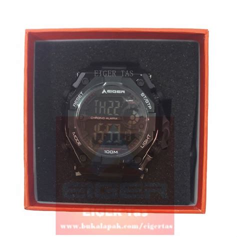 Jual Jam Tangan Digital Eiger Iyw0090 Water Resistant Tali And Baterai