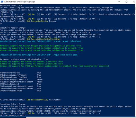 Execution Policy Powershell