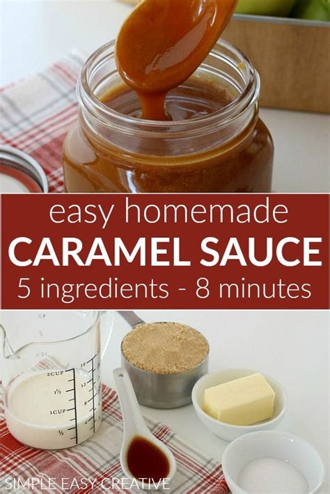 Homemade Caramel Sauce 5 Ingredients Ready In Less Than 10 Minutes