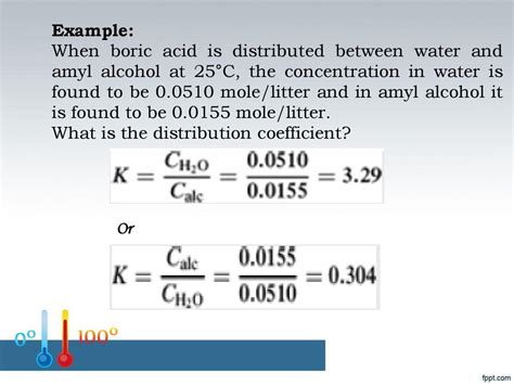 Lab No 5 Partition Coefficients Ppt Download