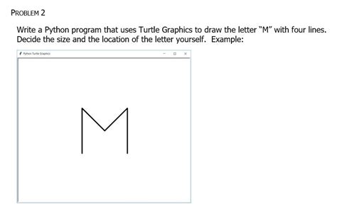 solved problem 2 write a python program that uses turtle