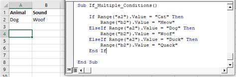 vba if elseif else ultimate guide to if statements