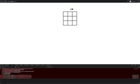 javascript まるばつゲームを作成したいが、javascriptが読み込め