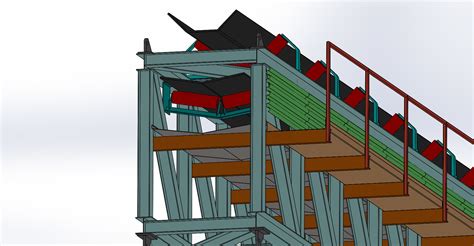 3d model conveyor belt turbosquid 1527783