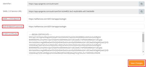 configuring saml sso for opsgenie