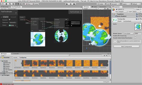 shader graph with tilemaps and sprites questions and answers unity