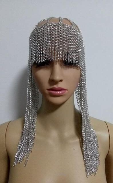 New Fashion Style Wrb949 Women Harness Gold Chains Layers Head Face Ch