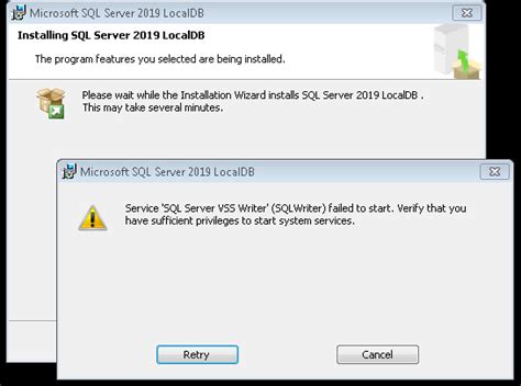 service sql server vss writer sqlwriter failed to start when