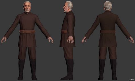Count Dooku Pack 3d Models Star Wars Droids Count Dooku Star Wars