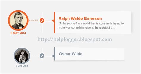 responsive css timeline with 3d effect for blogger