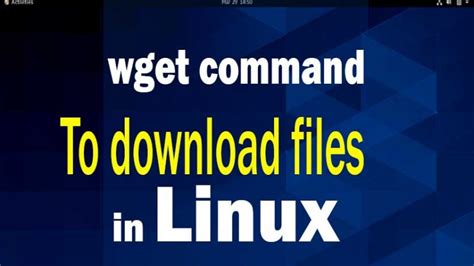 wget command in linux with examples uninterrupted way for downloading