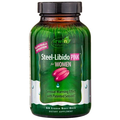 Irwin Naturals Steel Libido Pink For Women 60 Gels