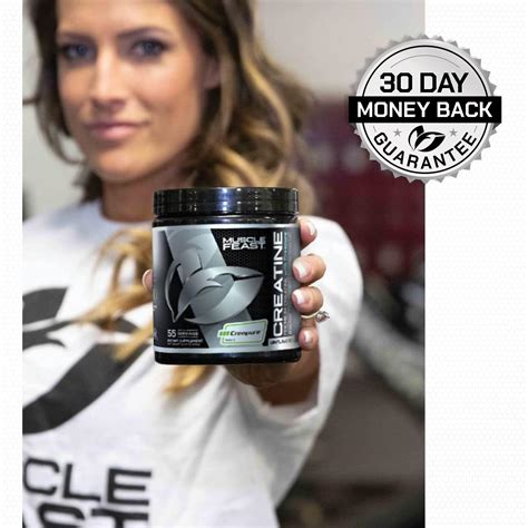Polvo De Monohidrato De Creatina Creapure Hecho Por Muscle Feast Pre