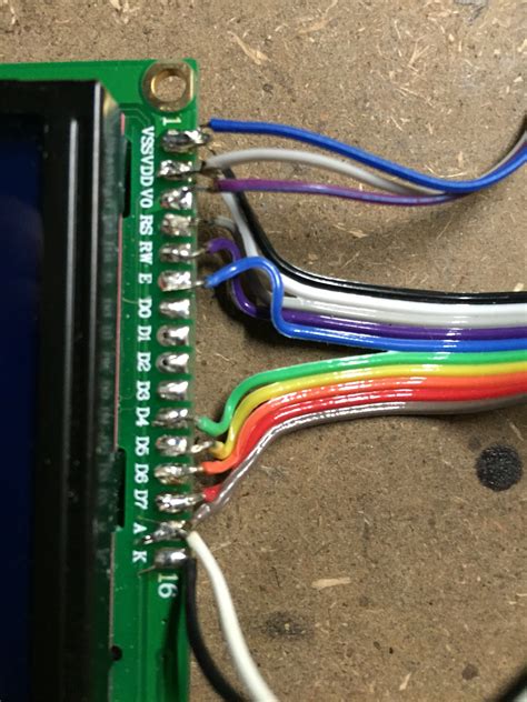 lcd screen connection to an arduino the diy life