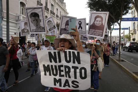Perú Las Muertes No Cesan En Protestas Contra El Gobierno Los
