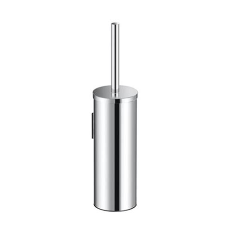 Cosmic Logic Wall Mounted Toilet Brush Set Polished Stainless Steel