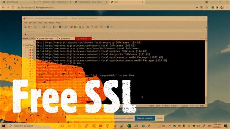 how to install free ssl certificate on ubuntu web server youtube