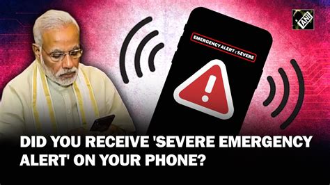 Did You Receive Emergency Alert Severe On Your Phone Heres What It