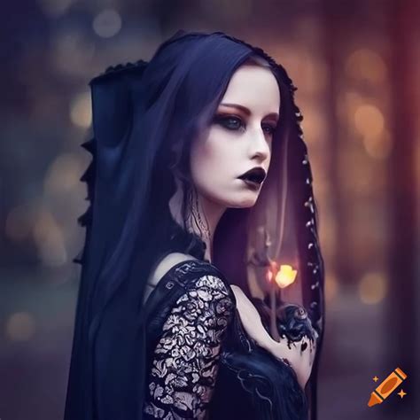 Hyper Realistic Artwork Of A Gothic Noble Woman On Craiyon