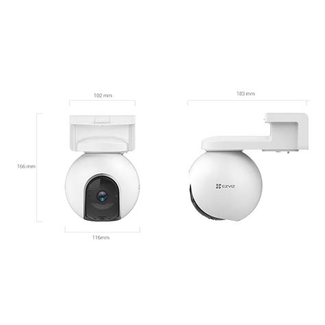 Camera Wifi Quay Quét Dùng Pin Ezviz Eb8 4g 2k