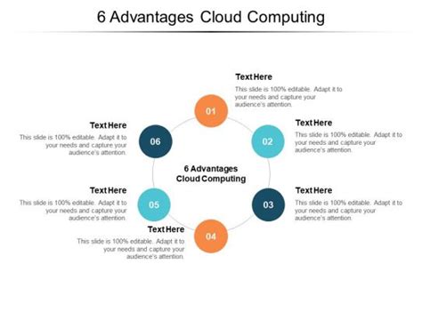 6 Advantages Cloud Computing Powerpoint Templates Ppt Slides Images