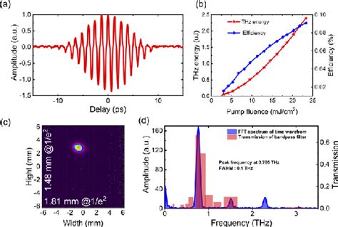 Characterization Of The Multicycle Thz Pulse A Temporal Waveform For