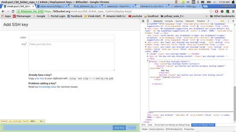 button click using selenium in python error element is not clickable