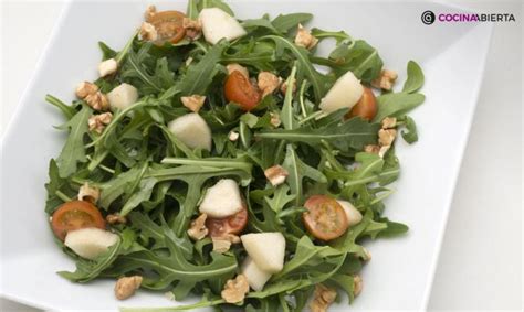 Ensalada De Rúcula Pera Y Nueces Karlos Arguiñano