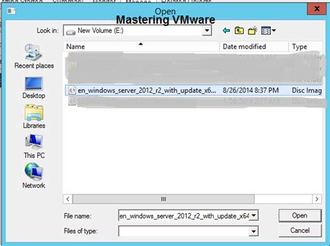 how to upload iso image to datastore mastering vmware
