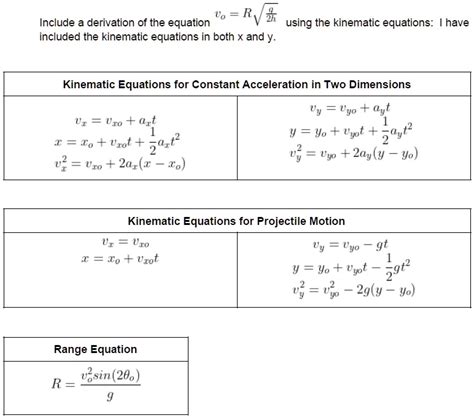 Derive Kinematic Equations Of Motion For Constant Acceleration