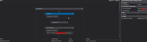 database connection execute query and disconnect help uipath