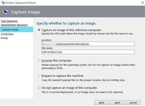 capture windows 10 image using mdt 2013 theitbros