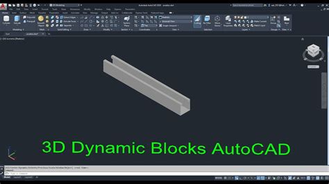 3d dynamic blocks autocad youtube