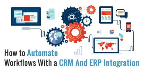 how to automate workflows with a crm and erp integration
