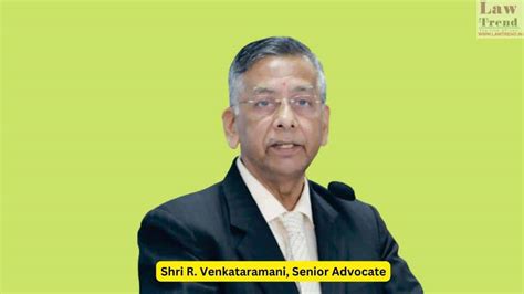 Senior Advocate R Venkataramani Appointed As Next Attorney General Of
