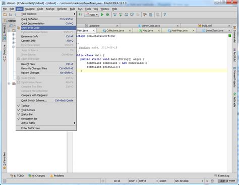 is it possible to view a java class files bytecode stack overflow