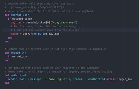 integrating json web tokens in to a javascript rails