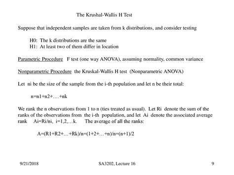 Lecture 16 Nonparametric Two Sample Tests Ppt Download