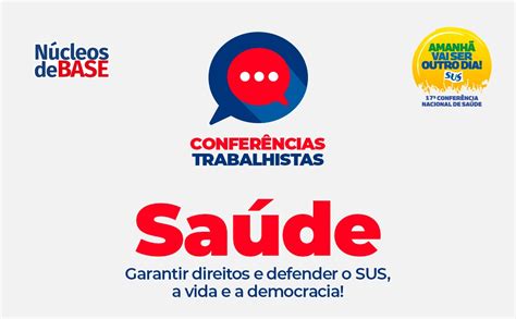 17ª Conferência Nacional De Saúde Pdt