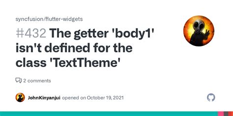 the getter body1 isn t defined for the class texttheme · issue 432