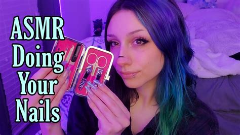 Asmr Doing Your Nails Gender Neutral Nail Tapping Polish Filing