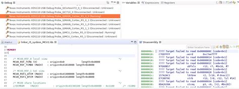 ccs tda4vmxevm cannot load binary to r5f core located in main domain