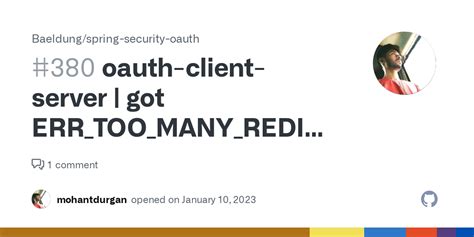 oauth client server got err too many redirects after login · issue