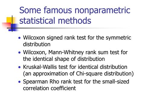 Ppt Nonparametric Hypothesis Tests Powerpoint Presentation Free