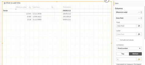 solved how to select the first expiring date min functio qlik