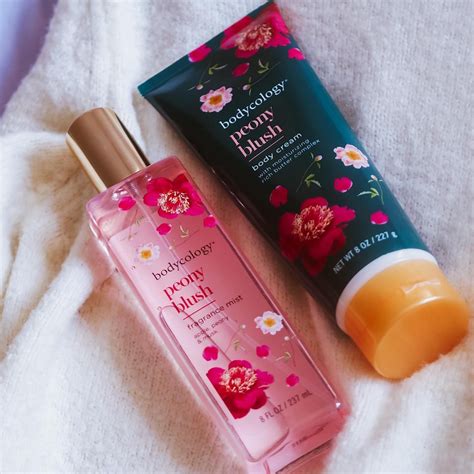 Bodycology Peony Blush Fragrance Mist And Body Cream Shower Skin Care